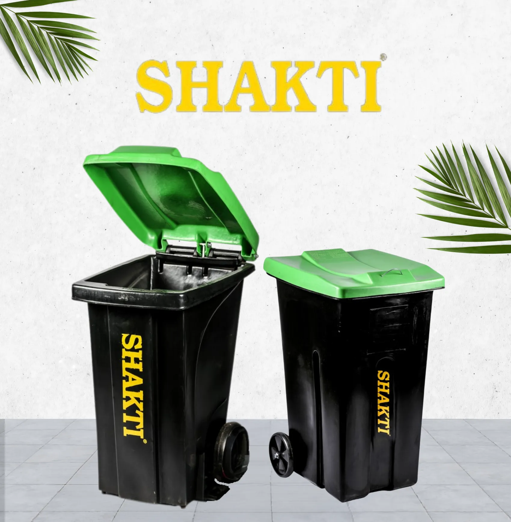Heavy-duty roller bins / wheeled garbage bins